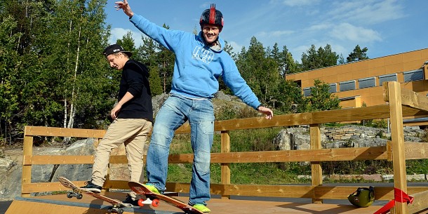 Yooohhh!!! Helle Skatepark er åpnet! | Sparebanken Norge (Sør)